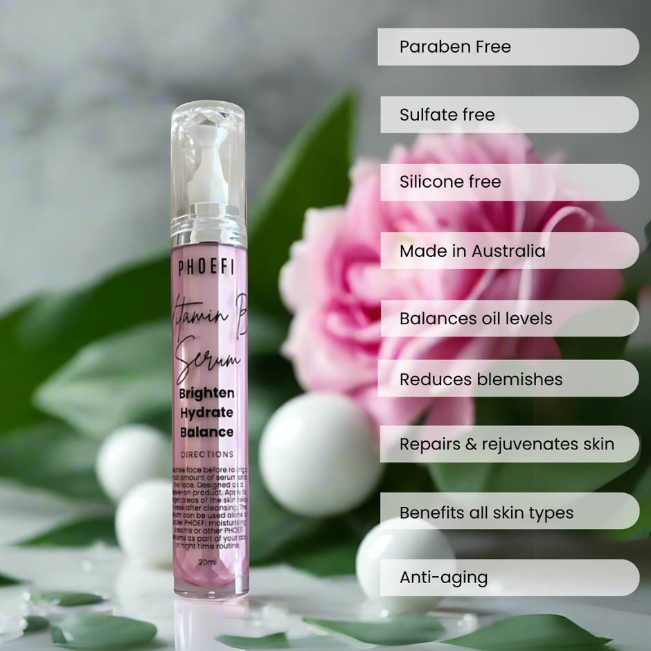 FACE SERUMS: Vitamin B Serum - Vitamin C Serum- Hyaluronic Acid Serum ...